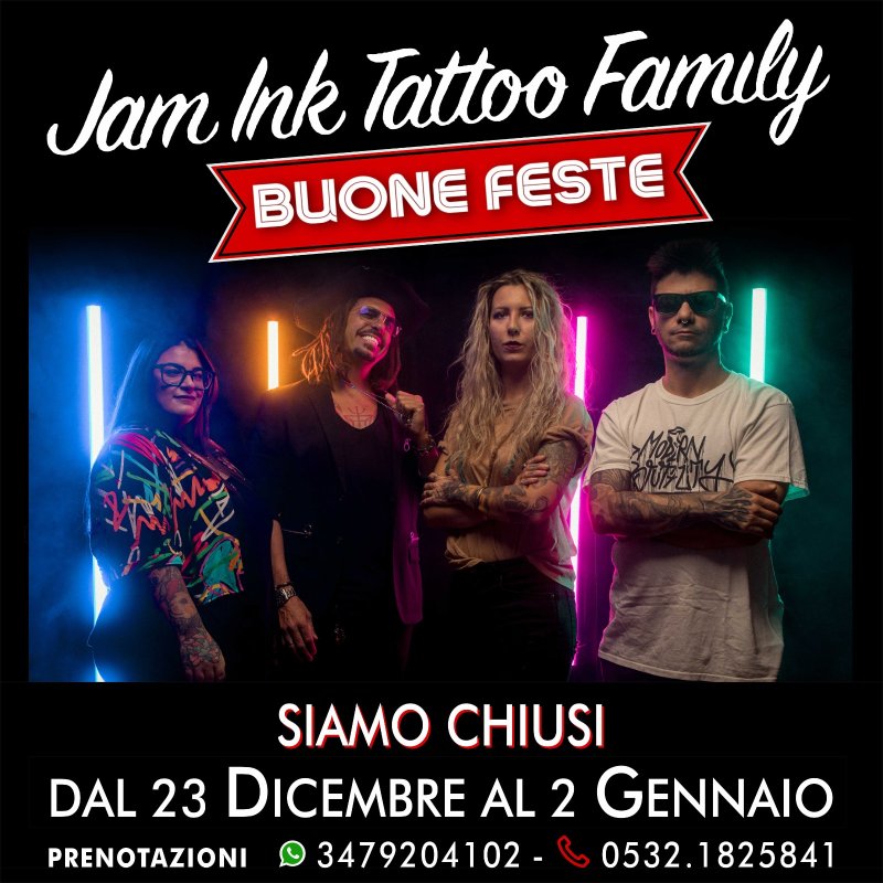 BUONE FESTE DAL JAM INK TATTOO FAMILY